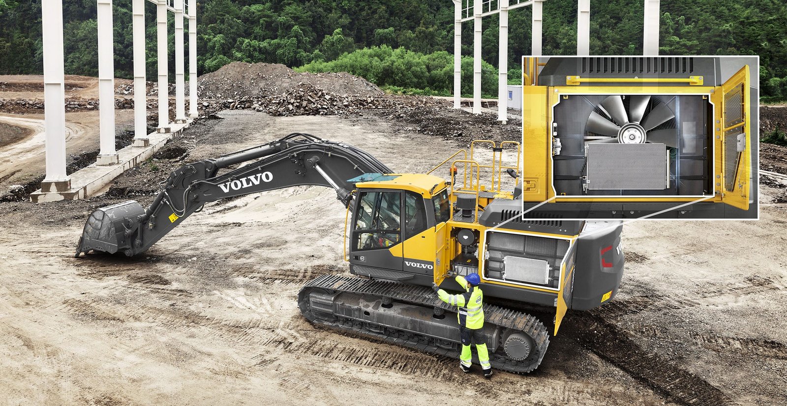 RocksFair - Volvo Large Crawler Excavator EC380E